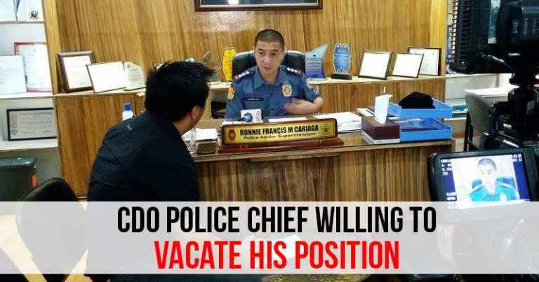CDO Police Chief Willing to Vacate his Position