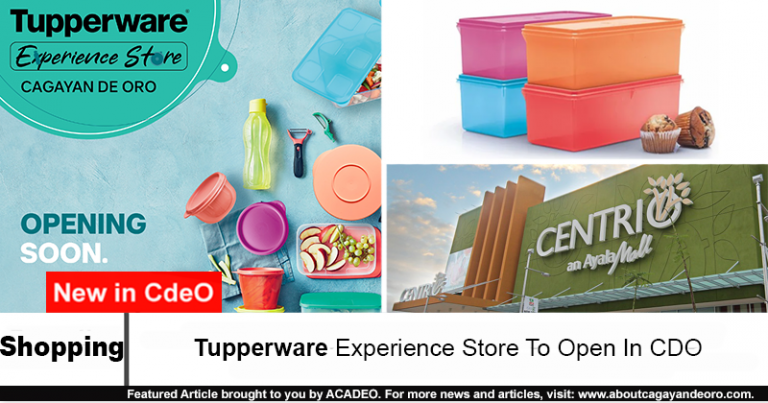 Tupperware Experience Store To Open In CDO